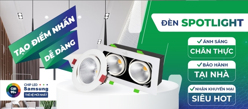Top 50 Đèn Spotlight Âm Trần Chiếu Rọi Chất Lượng Cao